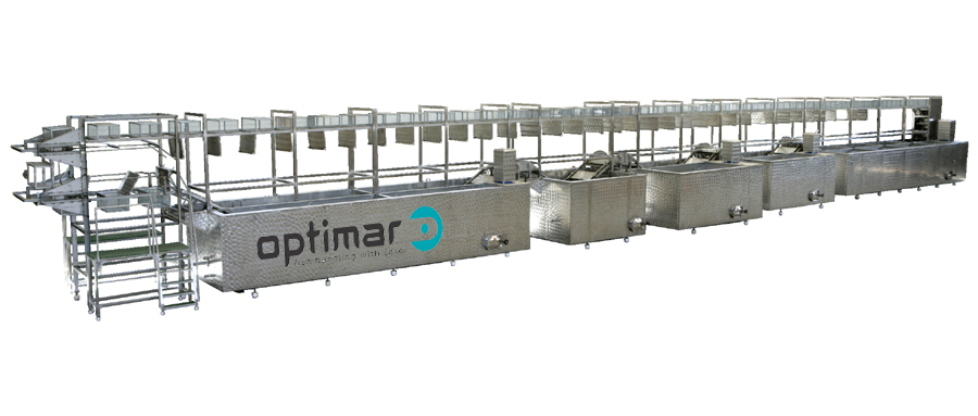 Shelfish and cephalopods cooking lines - Shrimp cooking system Conxemar ...